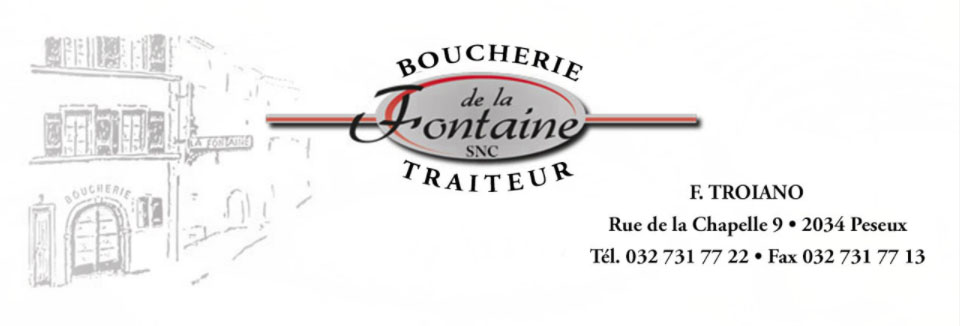 Le service traiteur | Boucherie de la Fontaine à Peseux